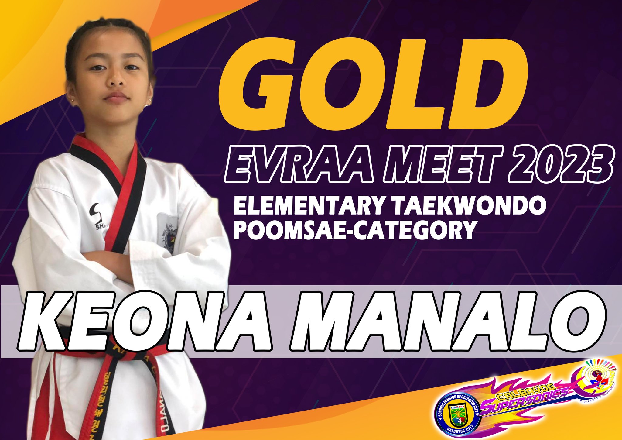 EVRAA 2023 Gold Medalists | SDO Calbayog